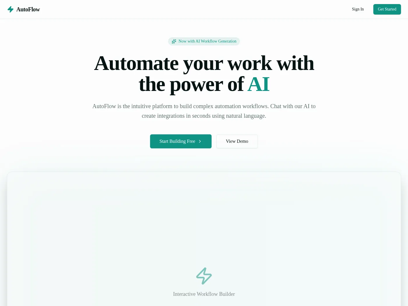 AutoFlow AI Automation