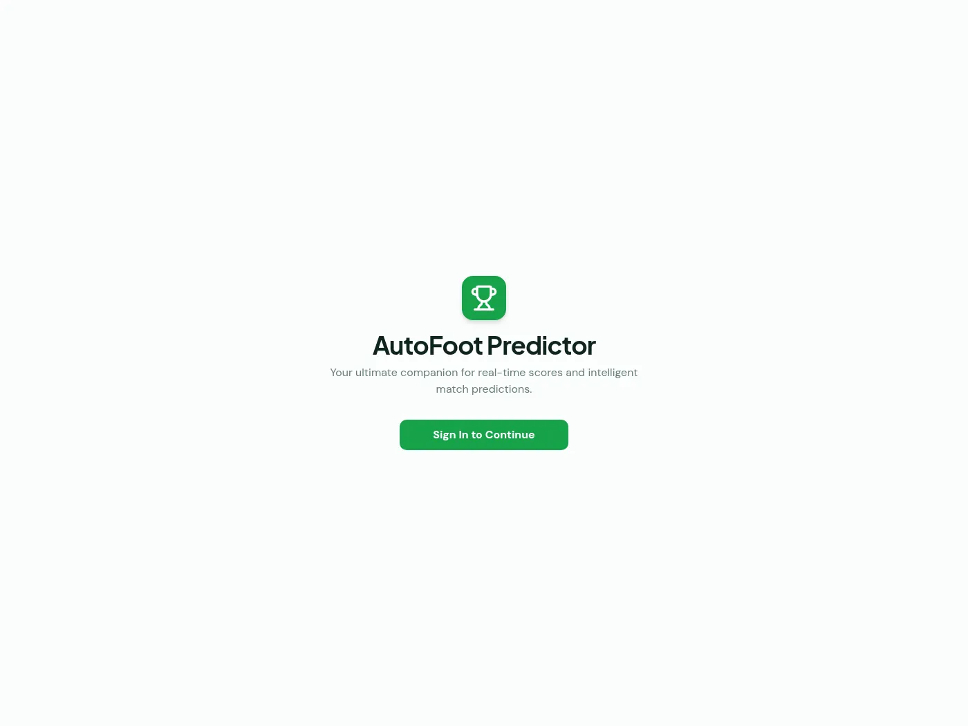AutoFoot Predictor
