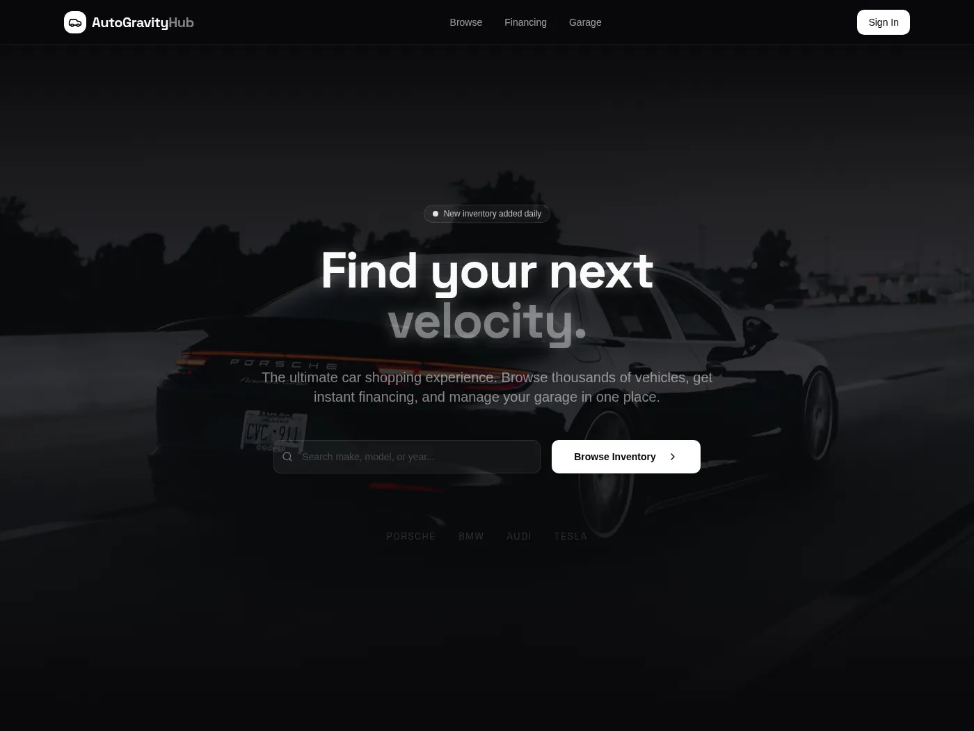 AutoGravity Hub