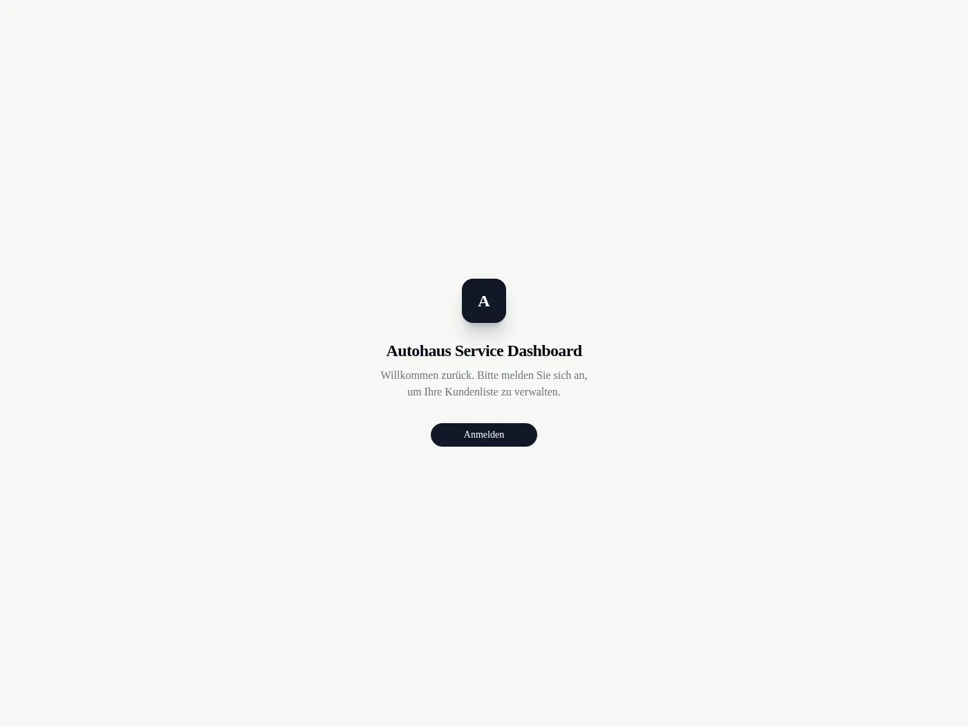 Autohaus Notion Dashboard
