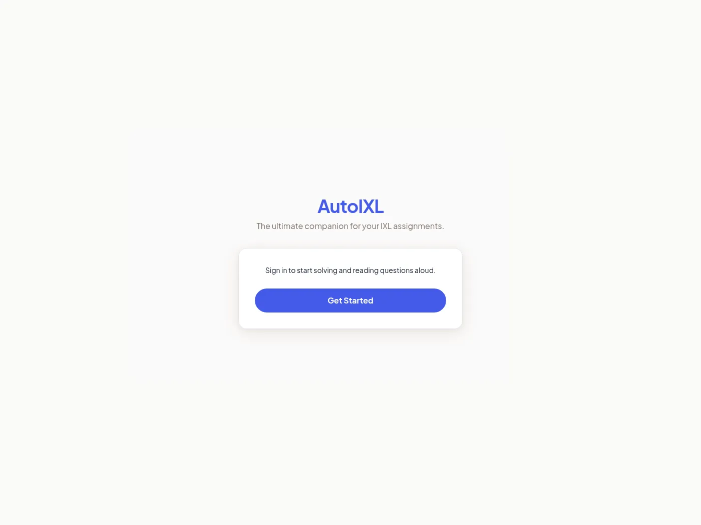 AutoIXL Reader