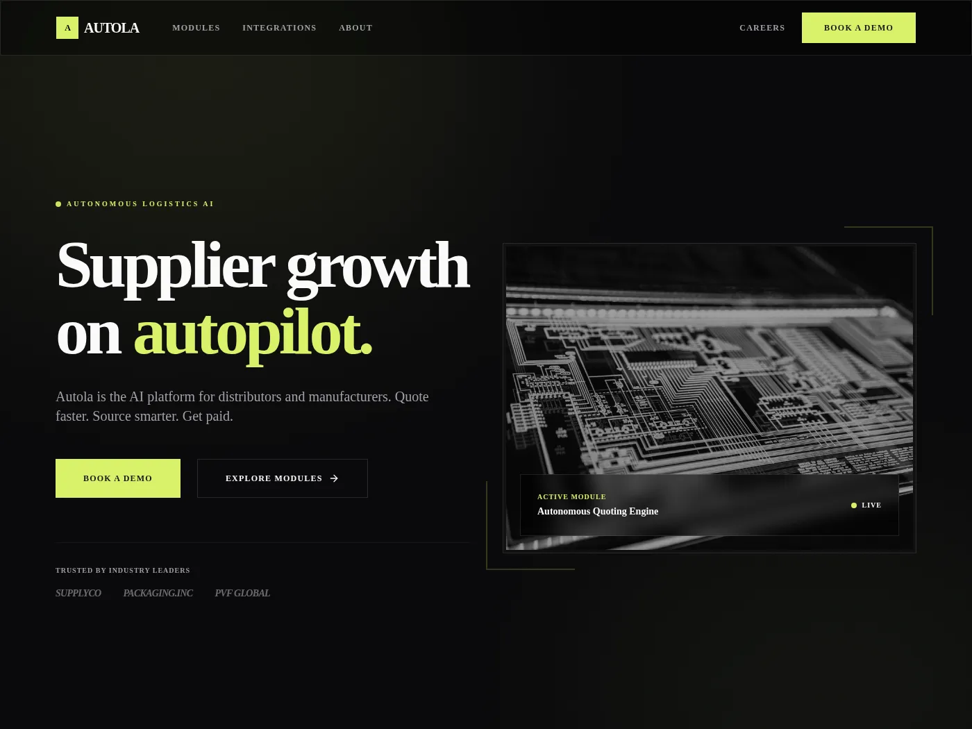 Autola Front Page