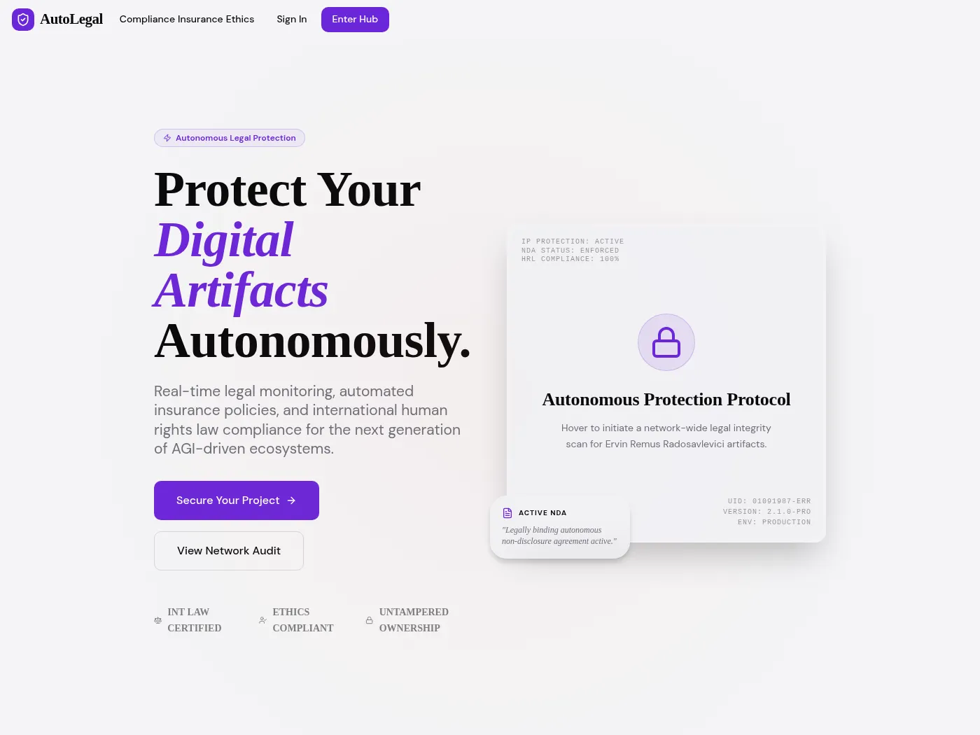 AutoLegal Ecosystem Hub