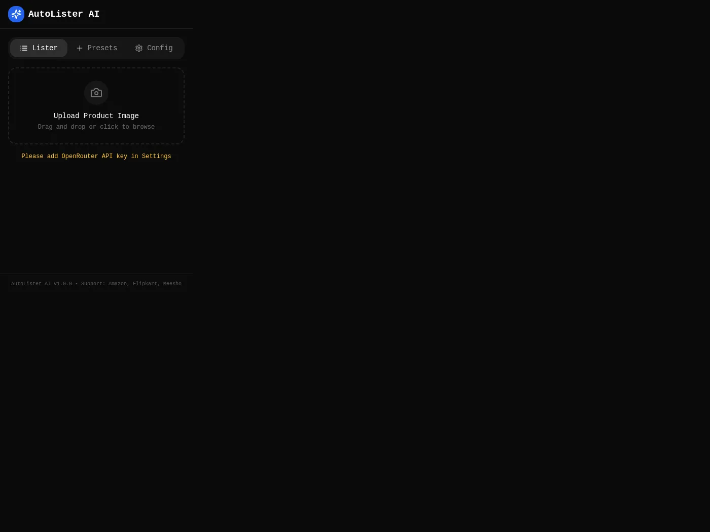 AutoLister AI Extension