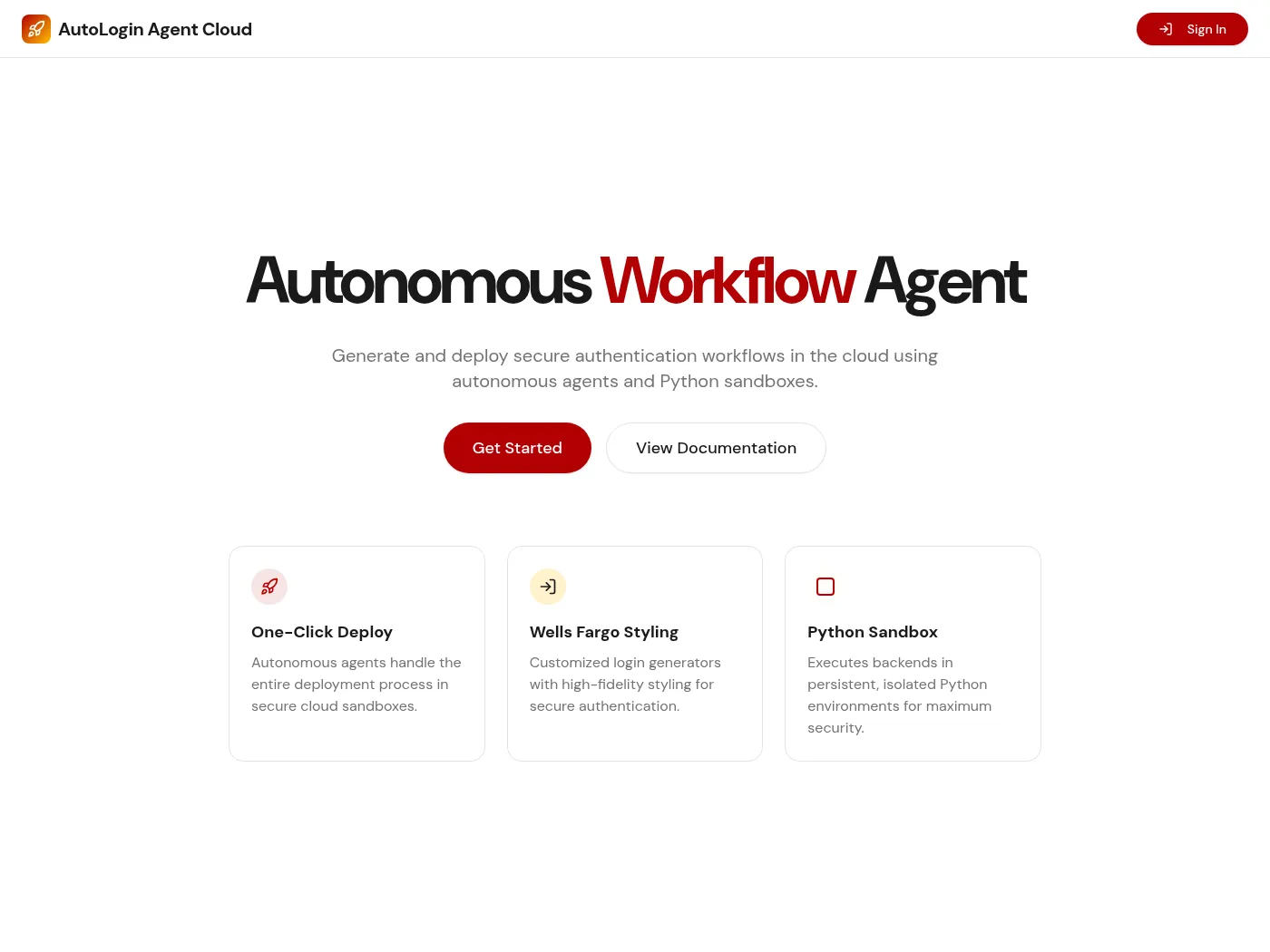 AutoLogin Agent Cloud