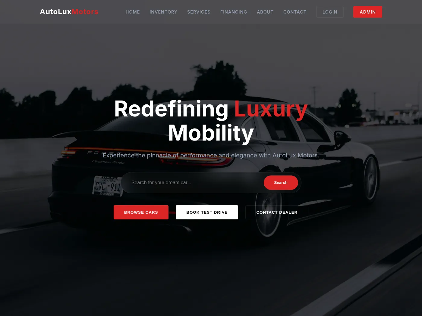 AutoLux Motors Web