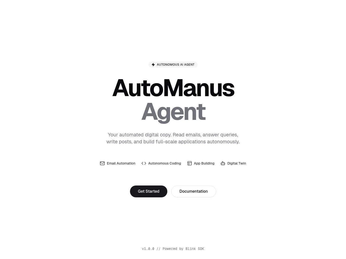 AutoManus Agent