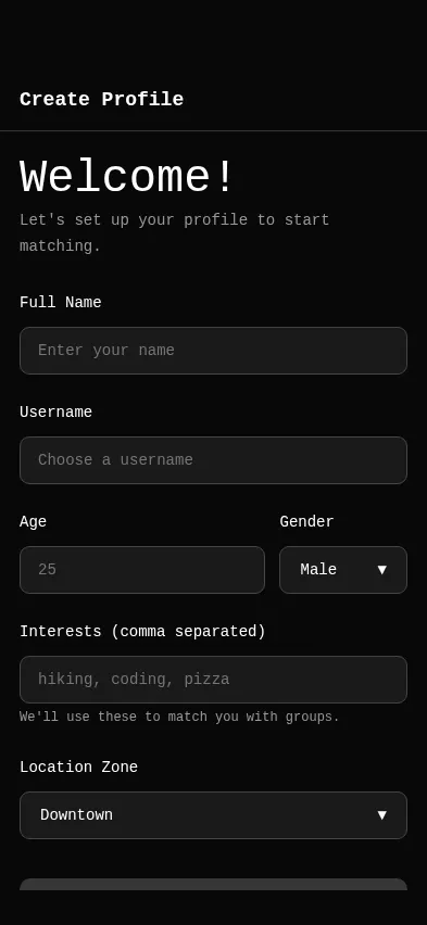 AutoMatch Social Groups