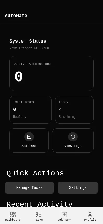 AutoMate Mobile App