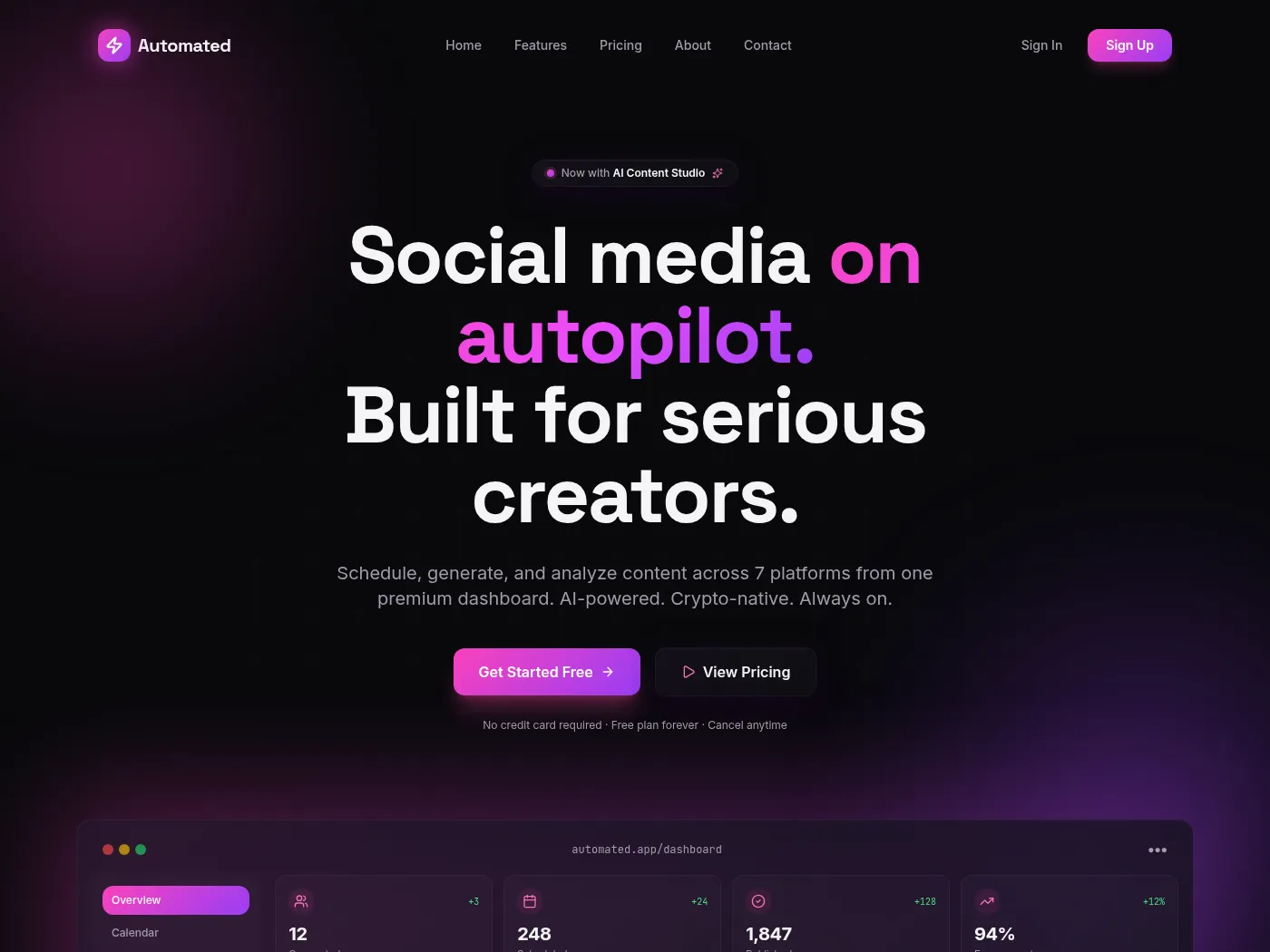 Automated Social SaaS