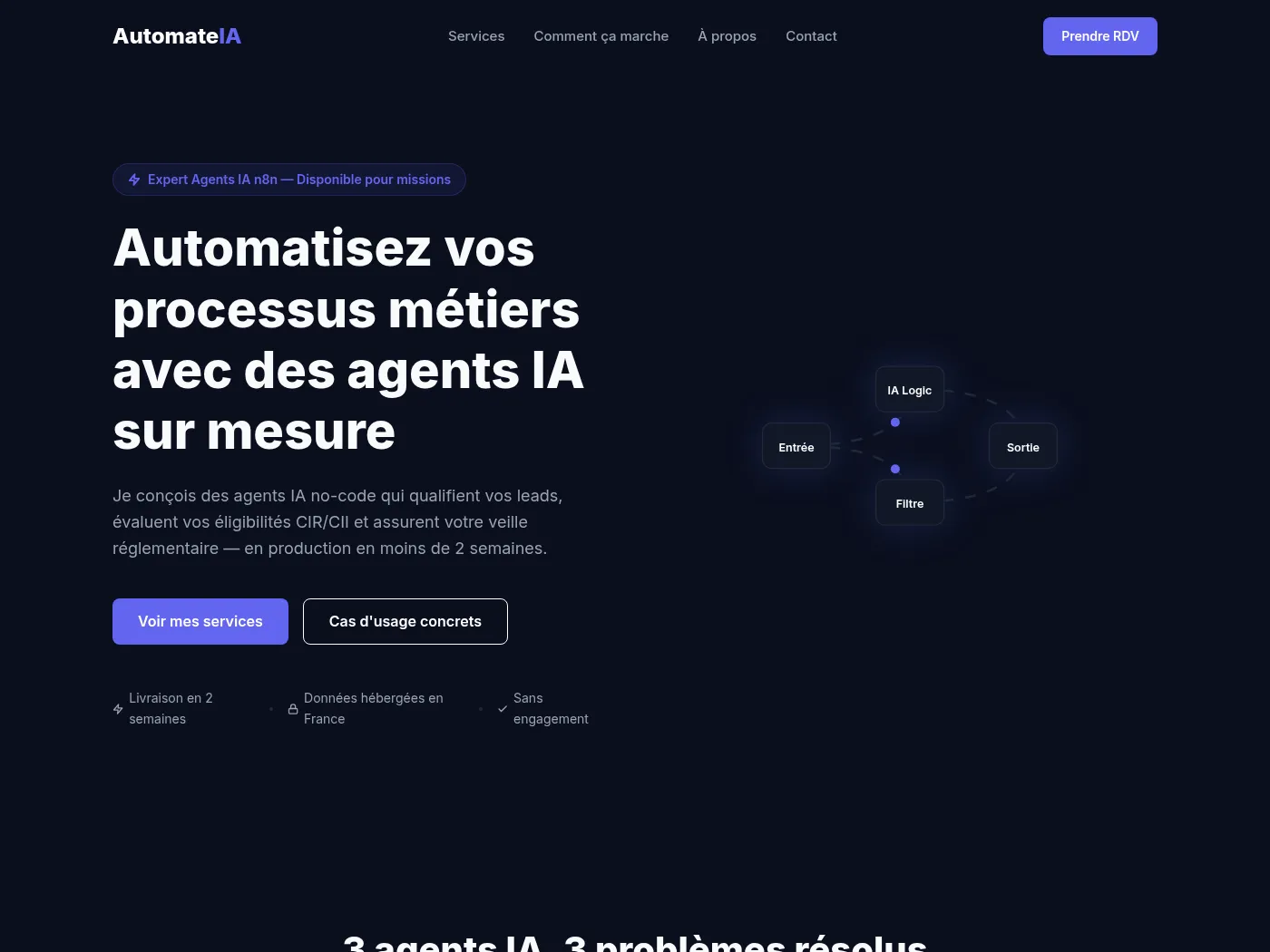 AutomateIA One-Page Site