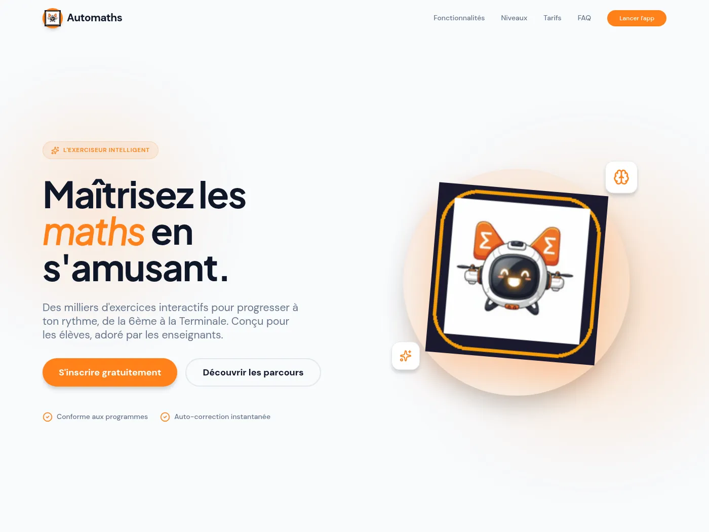 Automaths Promo Site