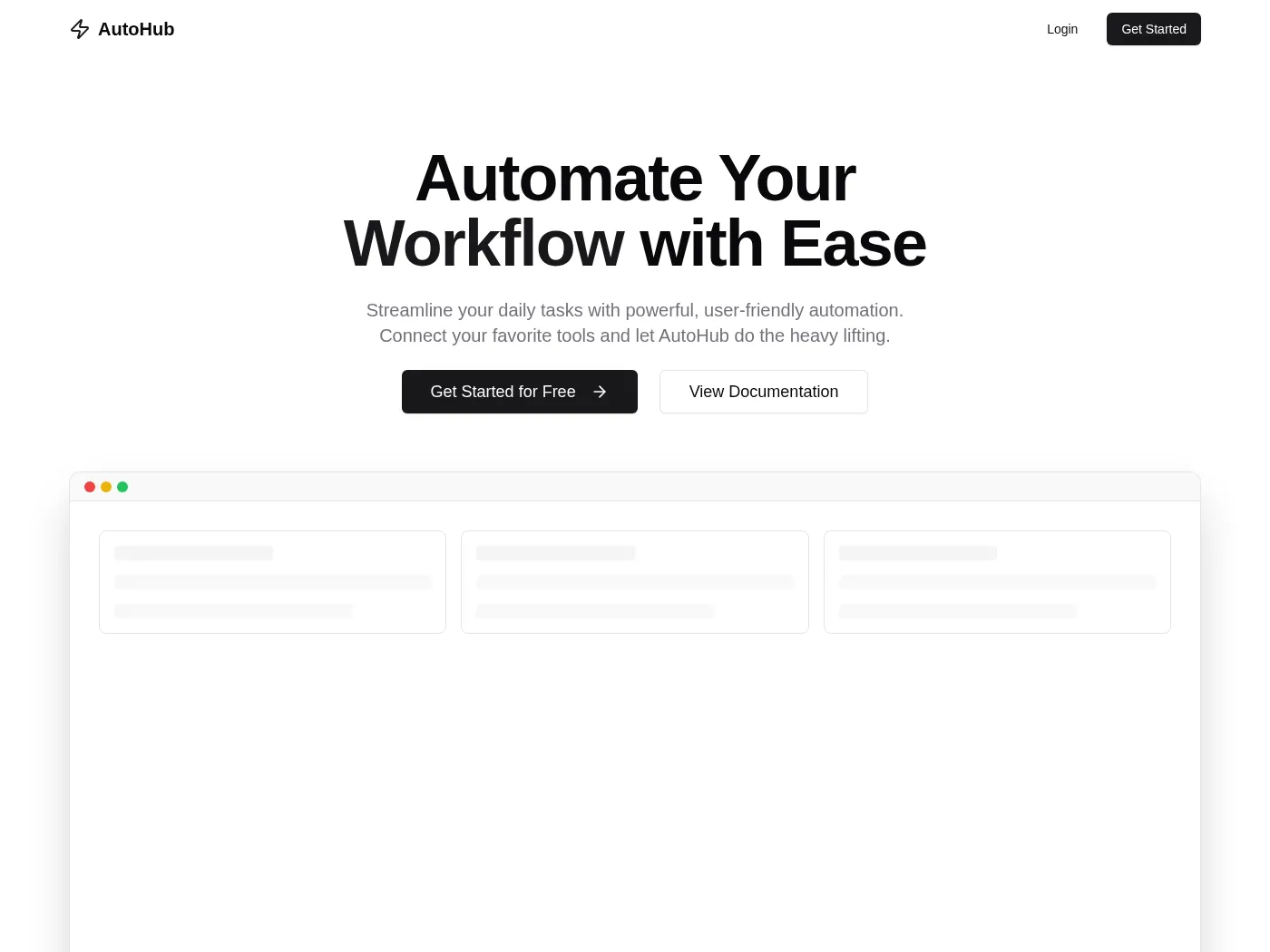 Task Automation Hub