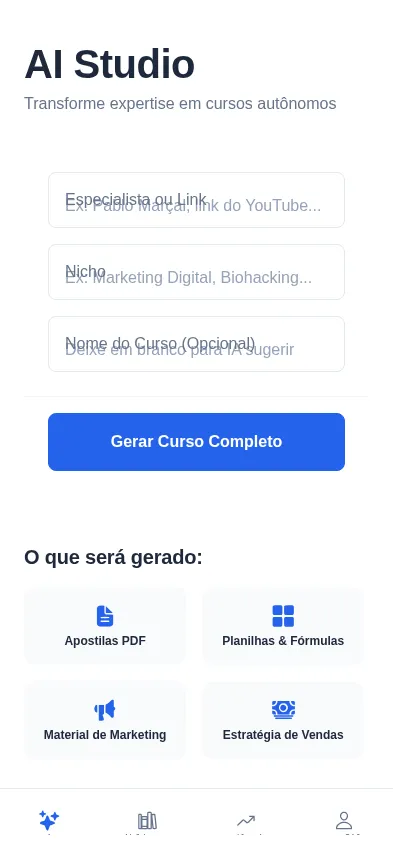 CourseGen AI Studio