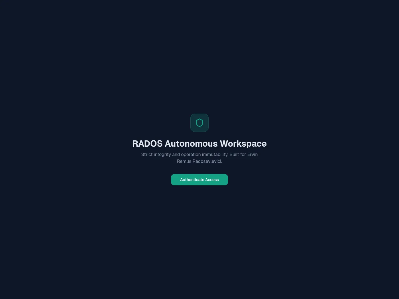 RADOS Autonomous Workspace