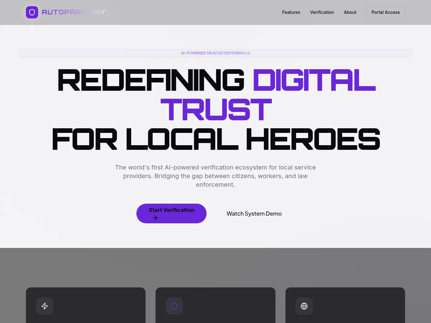 AutoParichay Trust Ecosystem