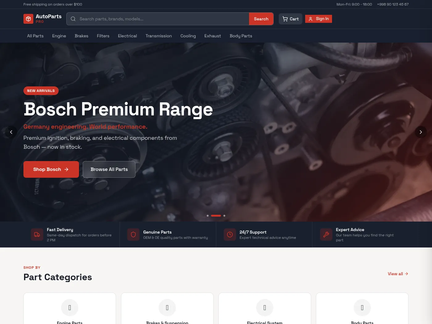 AutoParts Marketplace Pro