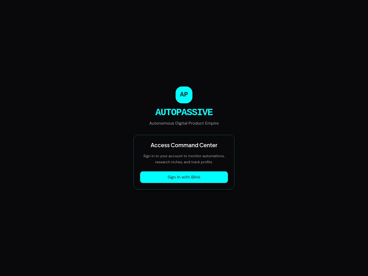 AutoPassive Product System