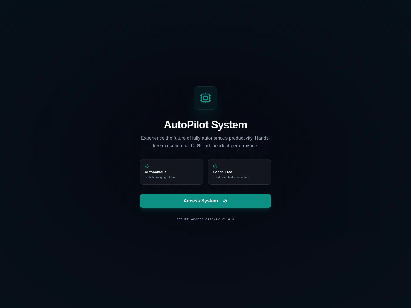 AutoPilot System