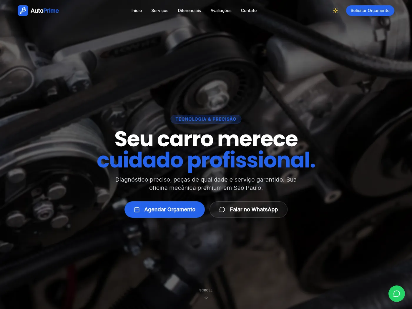 AutoPrime Landing Page