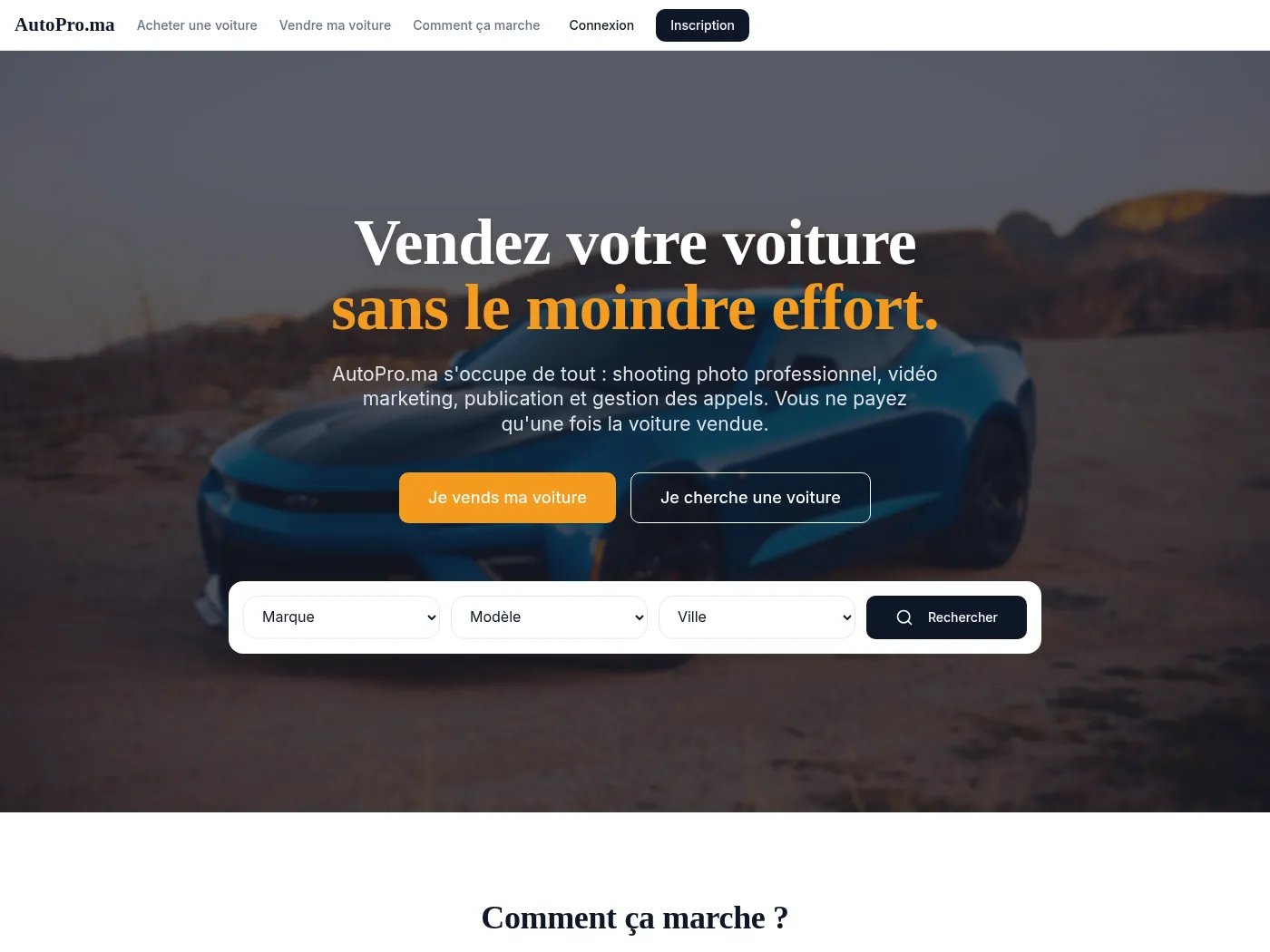 AutoPro.ma Marketplace