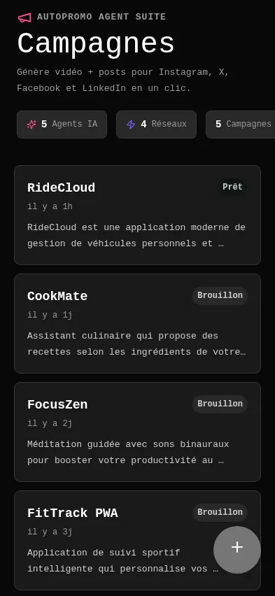 AutoPromo Agent Suite