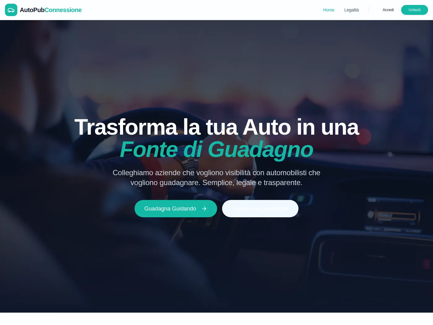 AutoPub Connessione