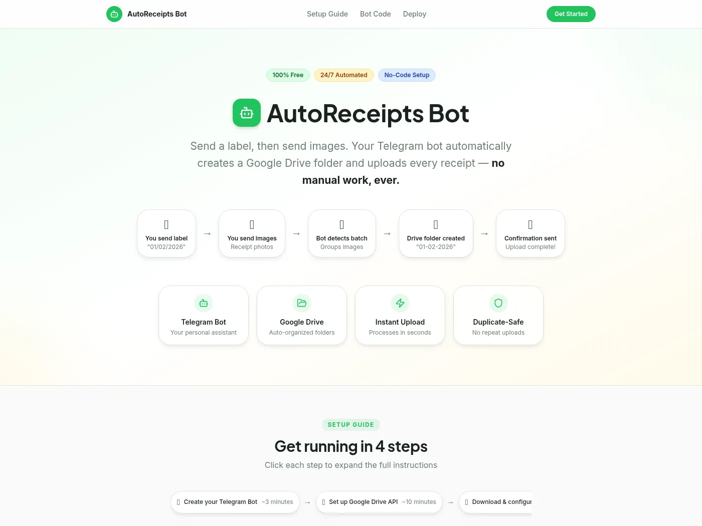 AutoReceipts Bot