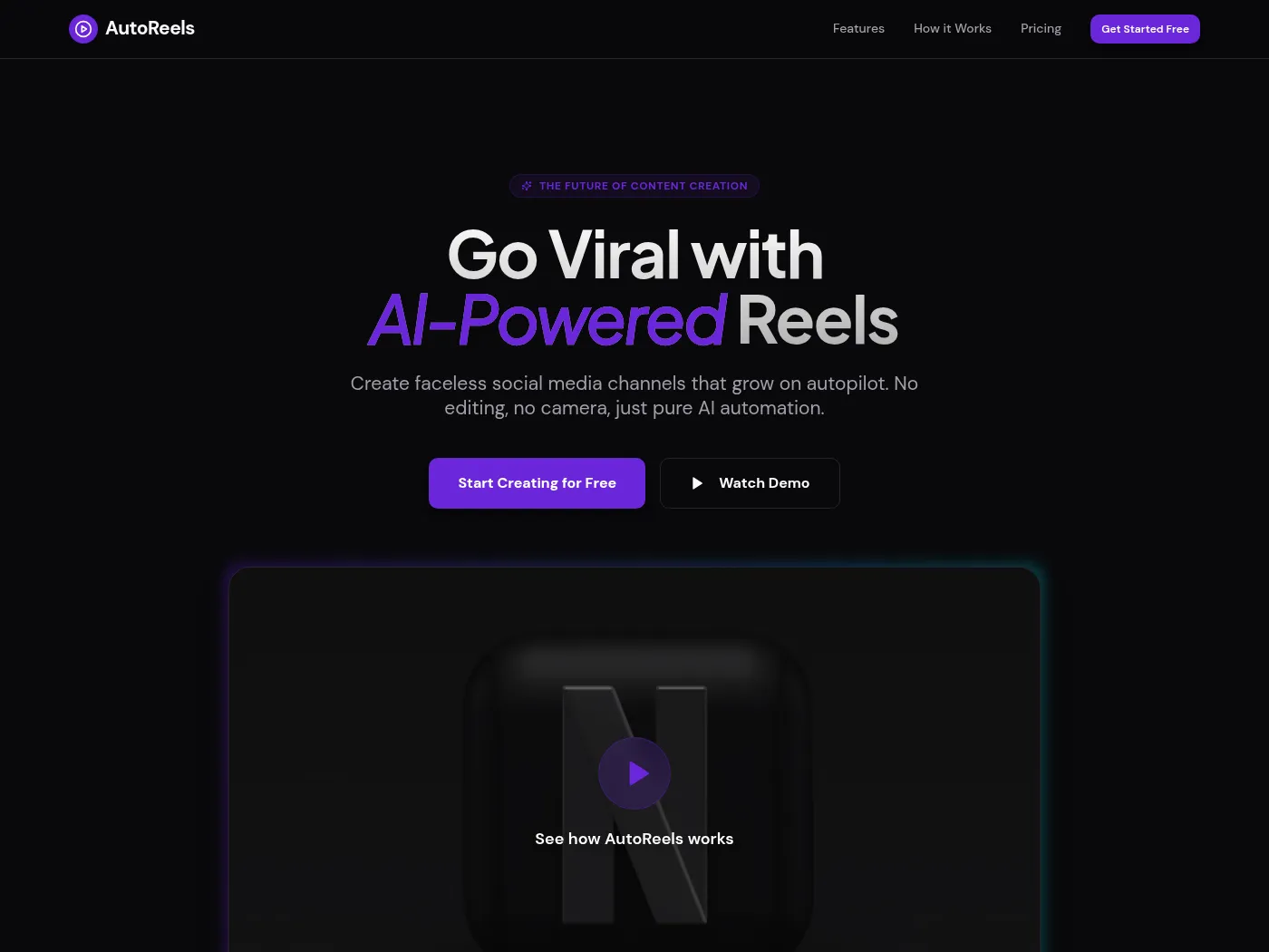 AutoReels Free Platform