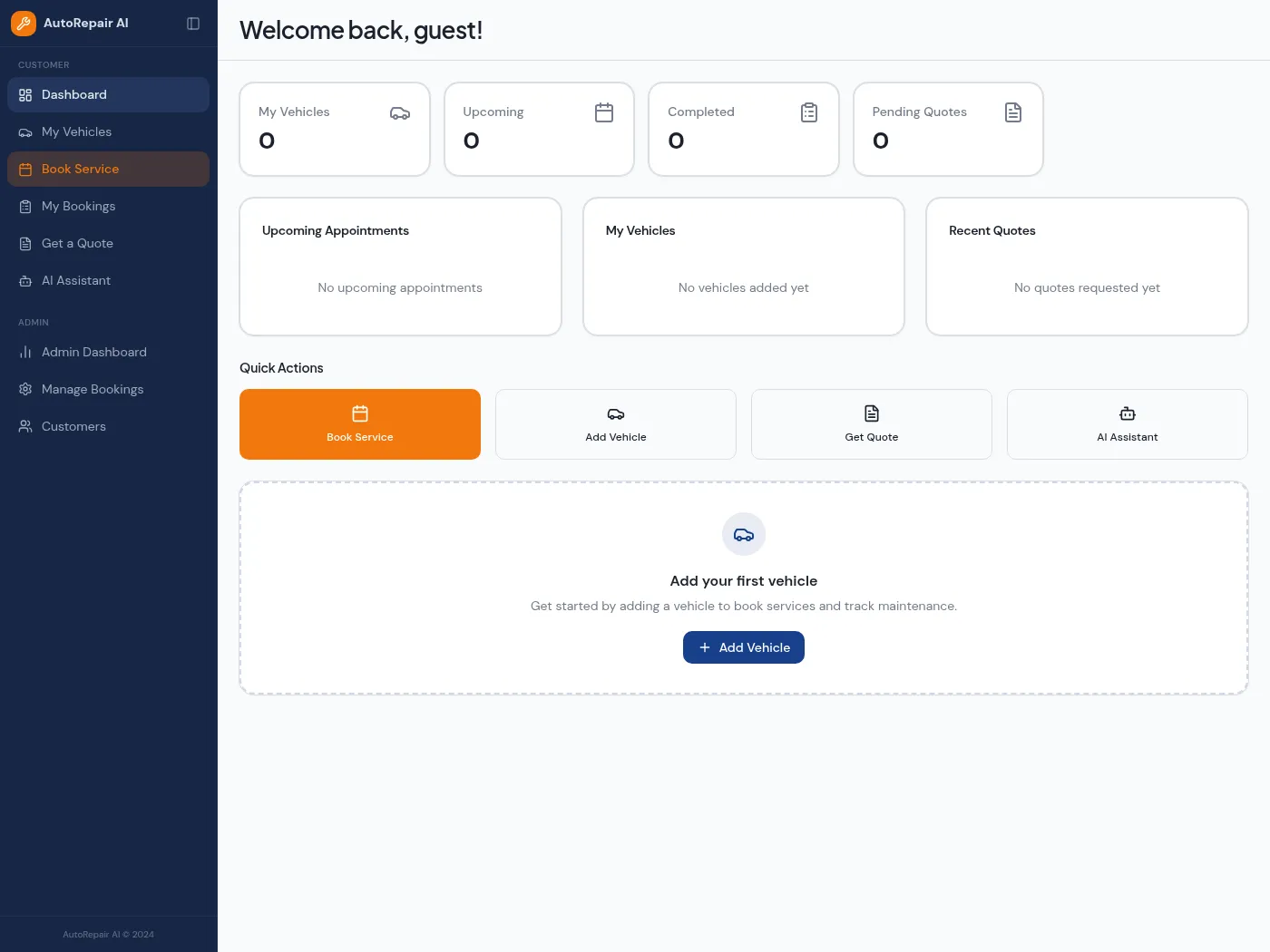 AutoRepair AI Scheduler