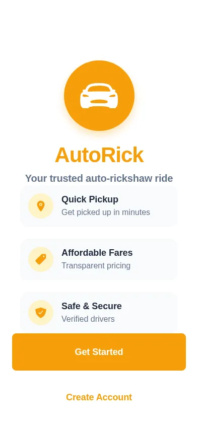 AutoRick Ride App