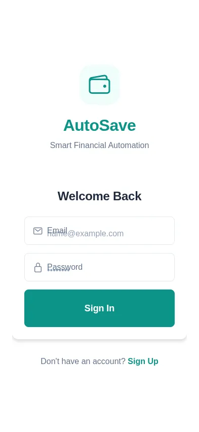 AutoSave Smart Wallet