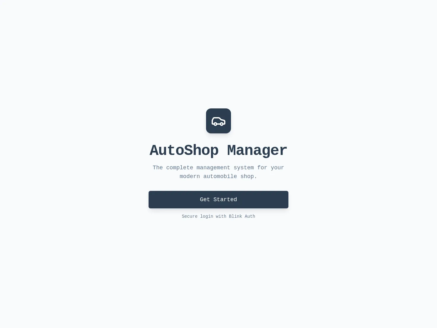 AutoShop Manager