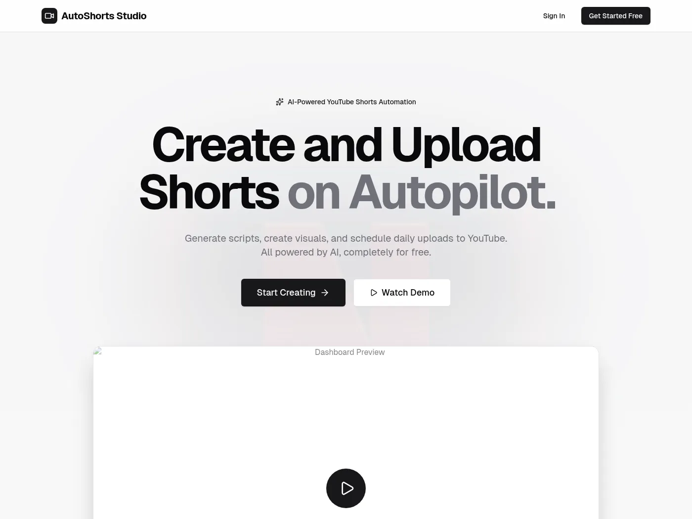 AutoShorts Studio