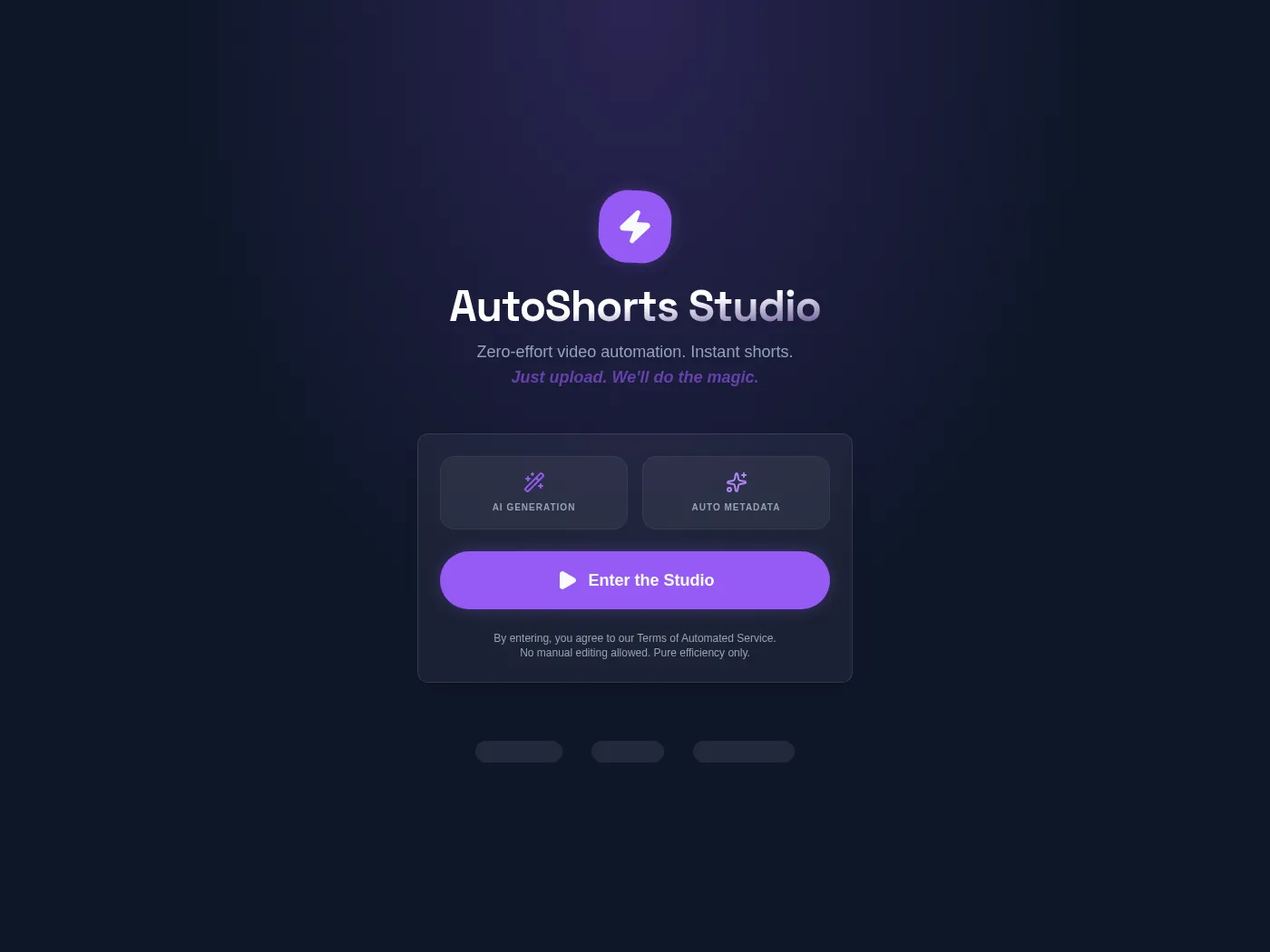 AutoShorts Studio