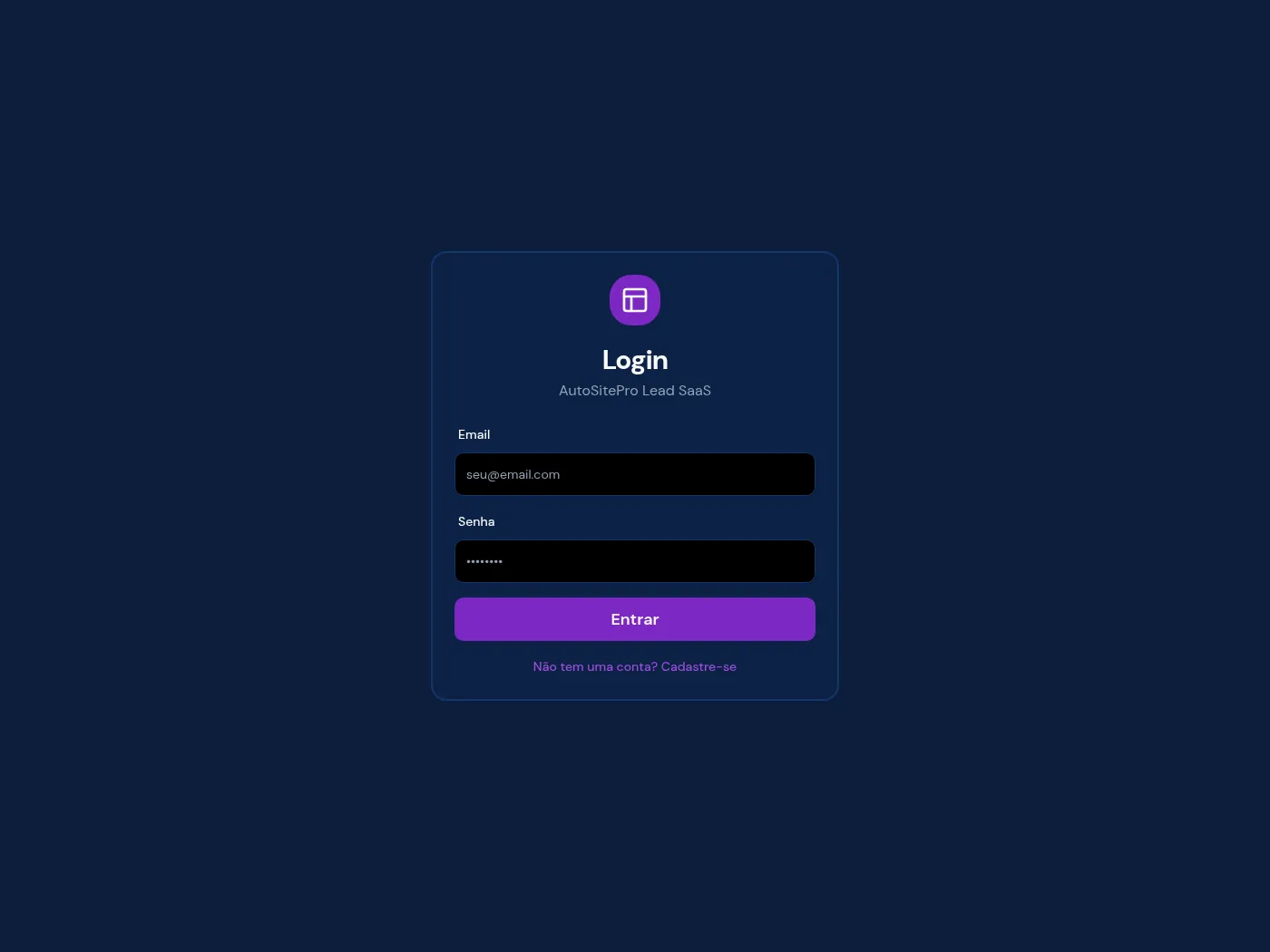AutoSitePro Lead SaaS