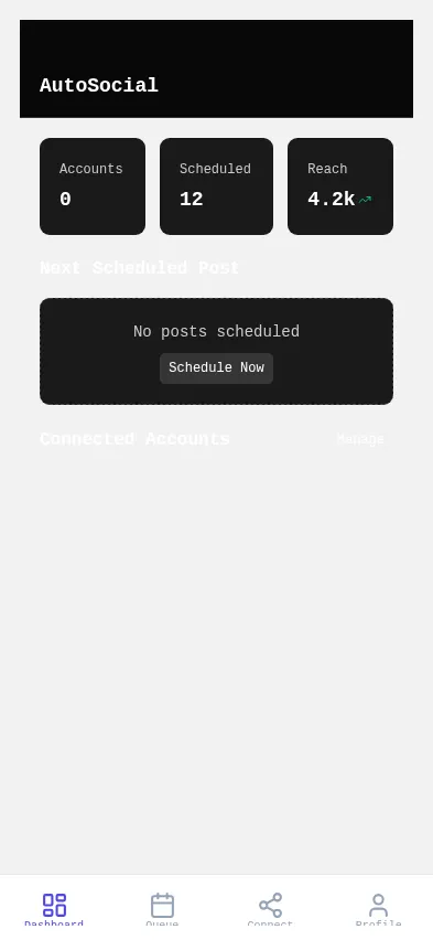 AutoSocial Scheduler