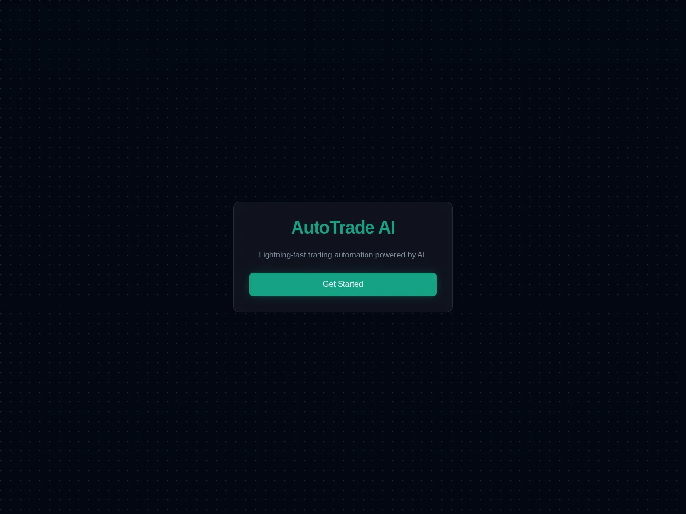 AutoTrade AI Bot