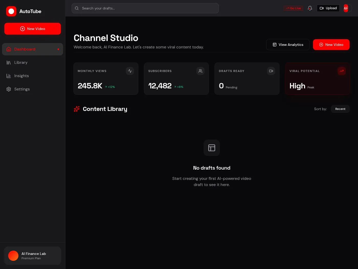 AutoTube Channel Maker