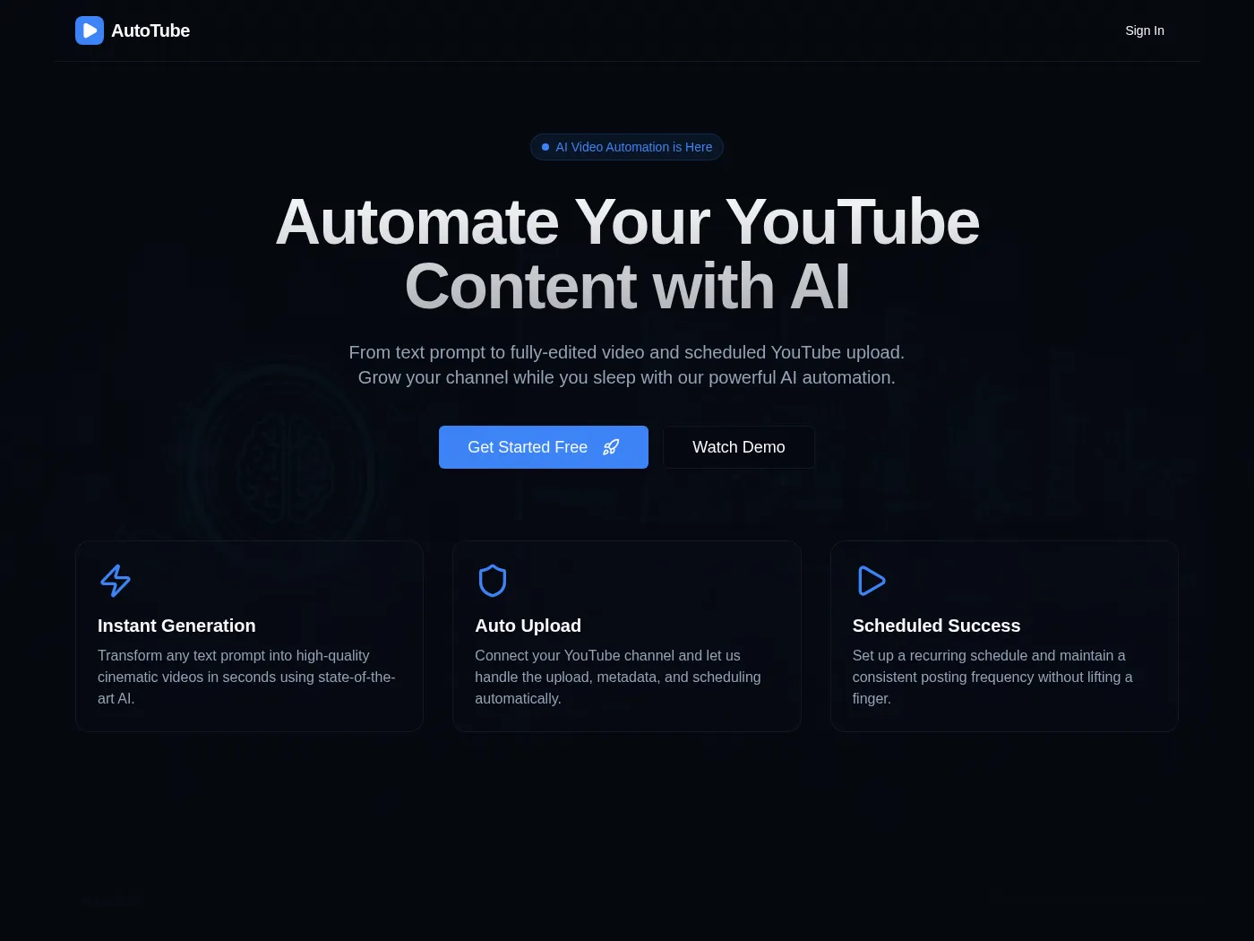 AutoTube Video Creator