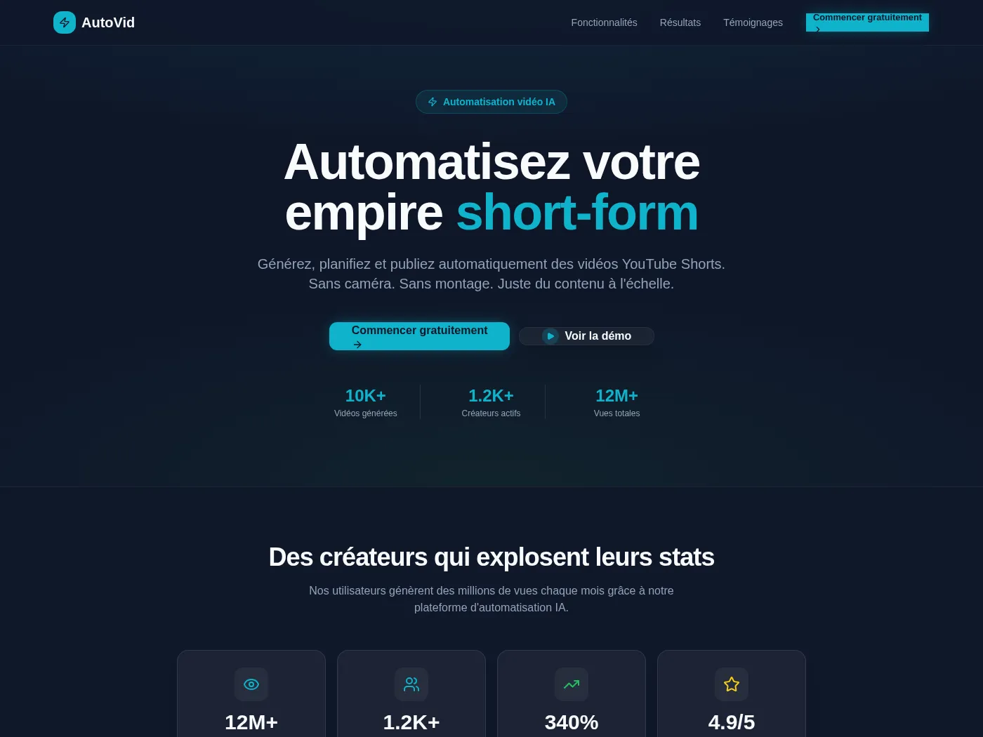 AutoVid SaaS Platform