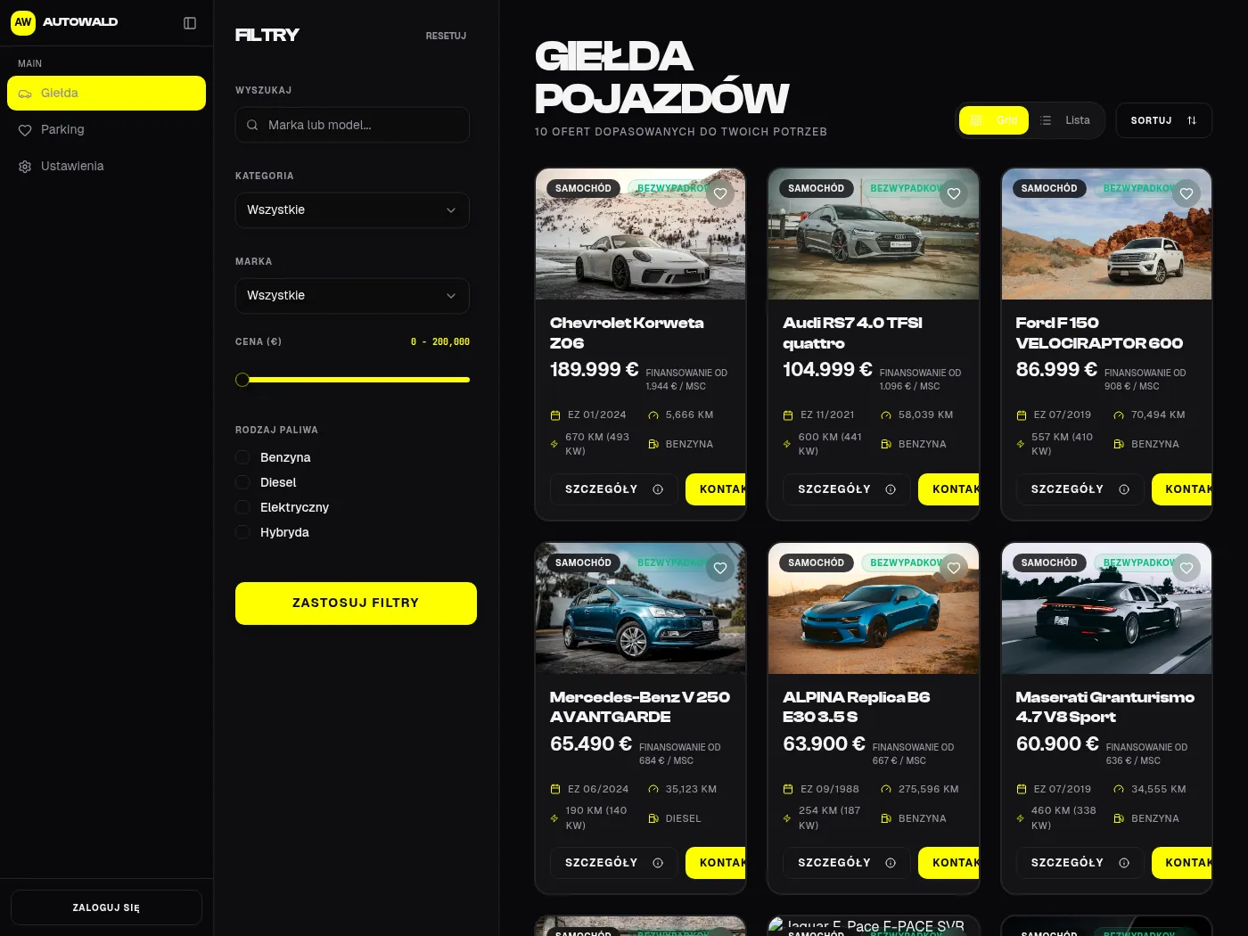 AutoWald Marketplace