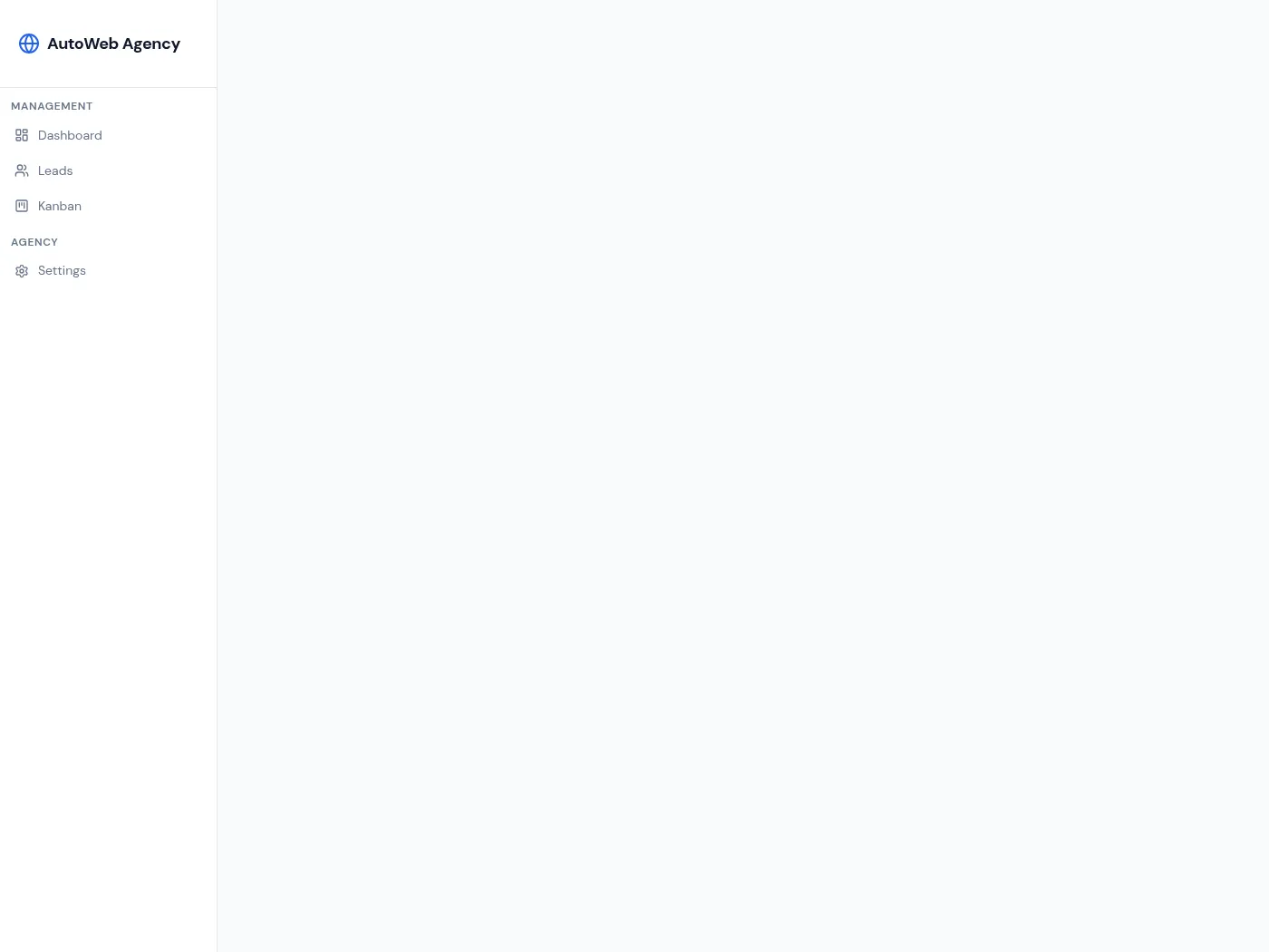 AutoWeb Agency Runner