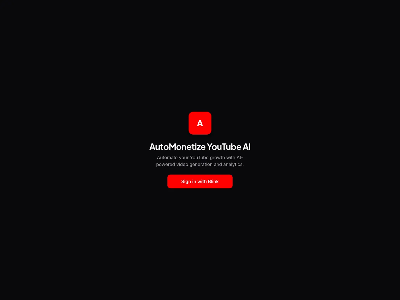 AutoMonetize YouTube AI