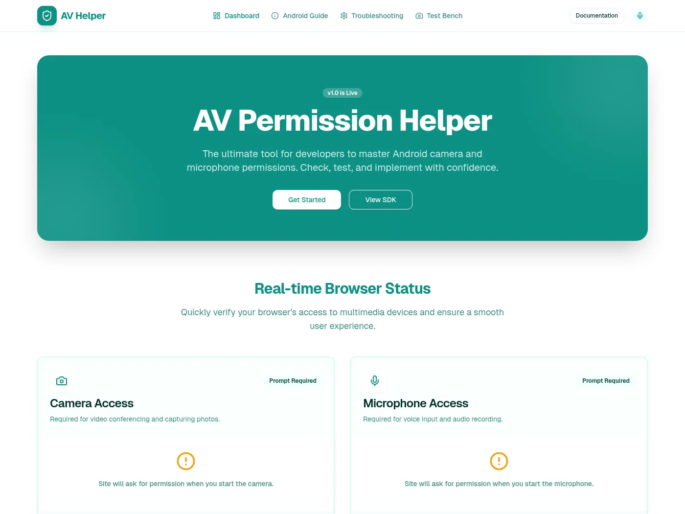 AV Permission Helper