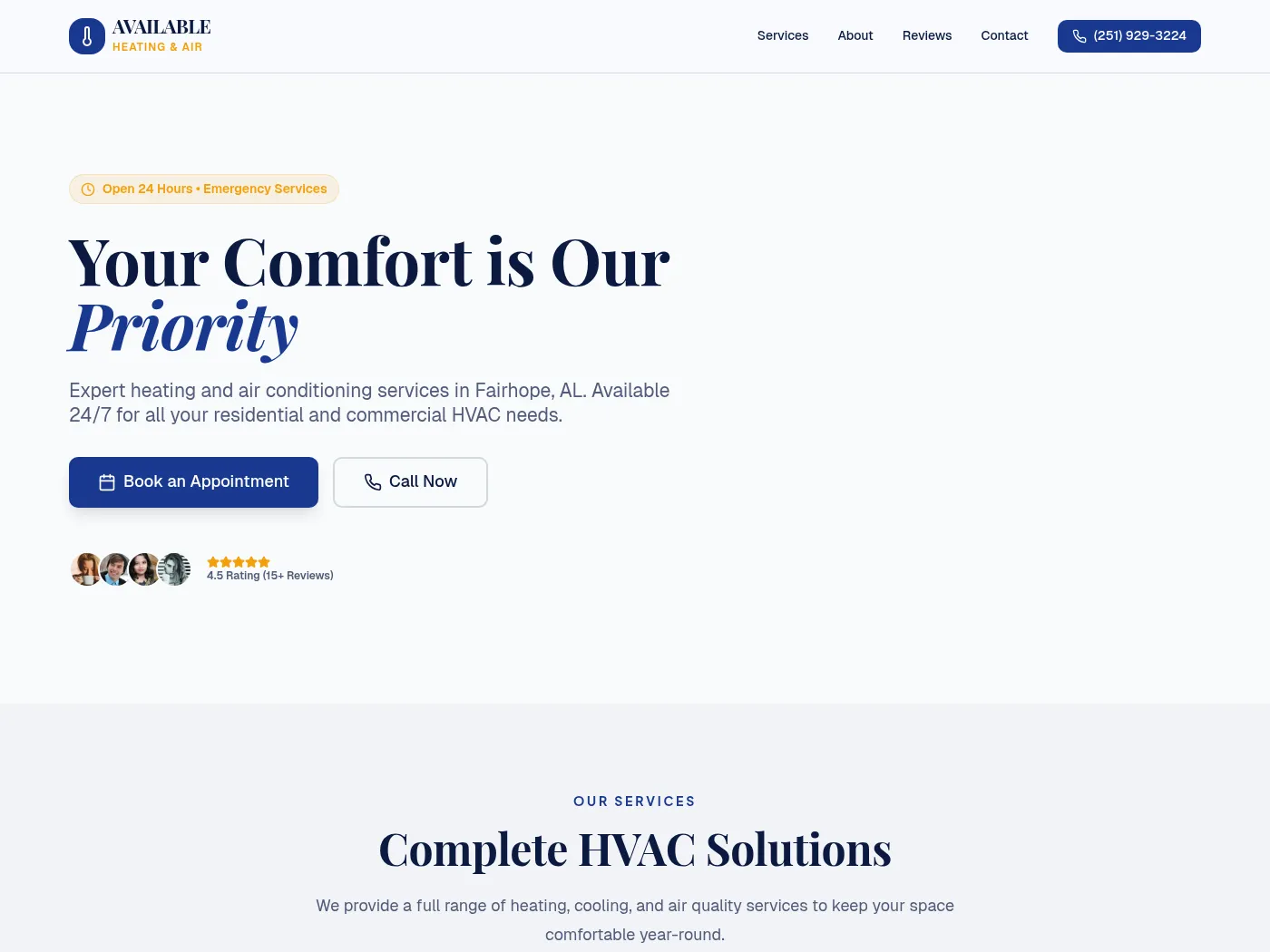 Available Heating Web