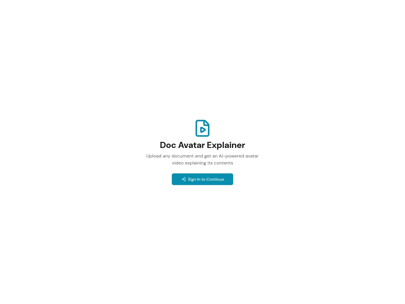 Doc Avatar Explainer