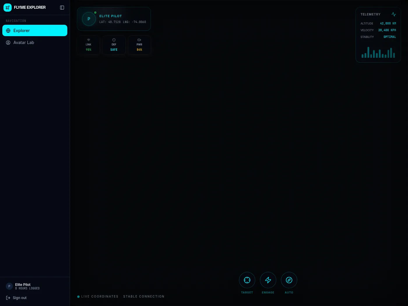FlyMe Avatar Explorer