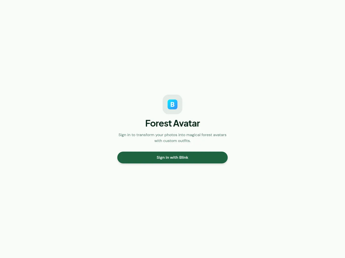 Forest Avatar Customizer