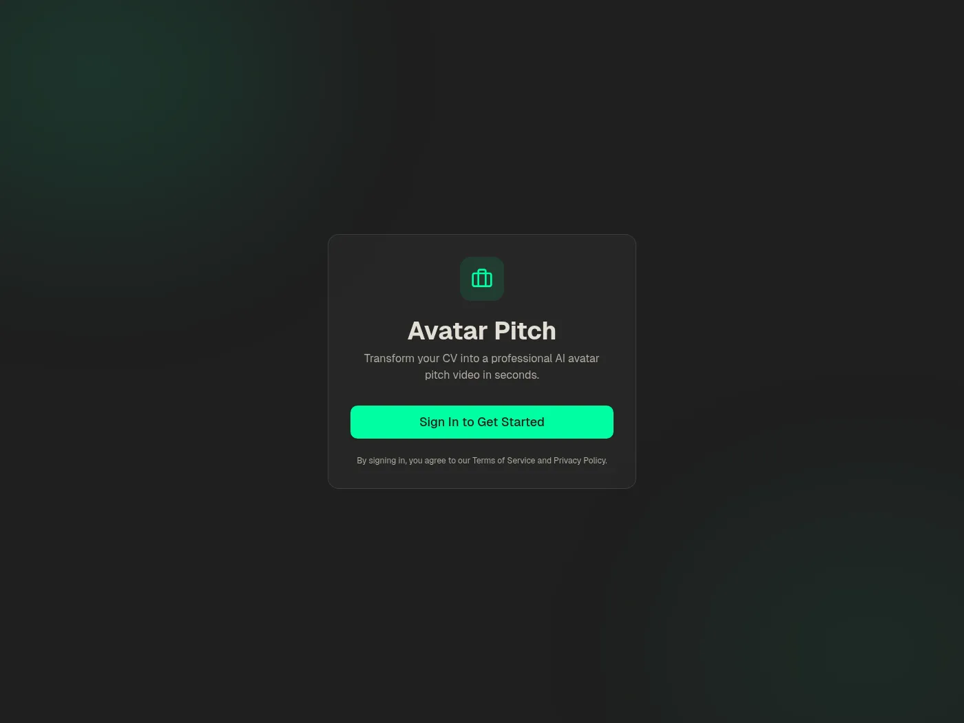Avatar Pitch Creator
